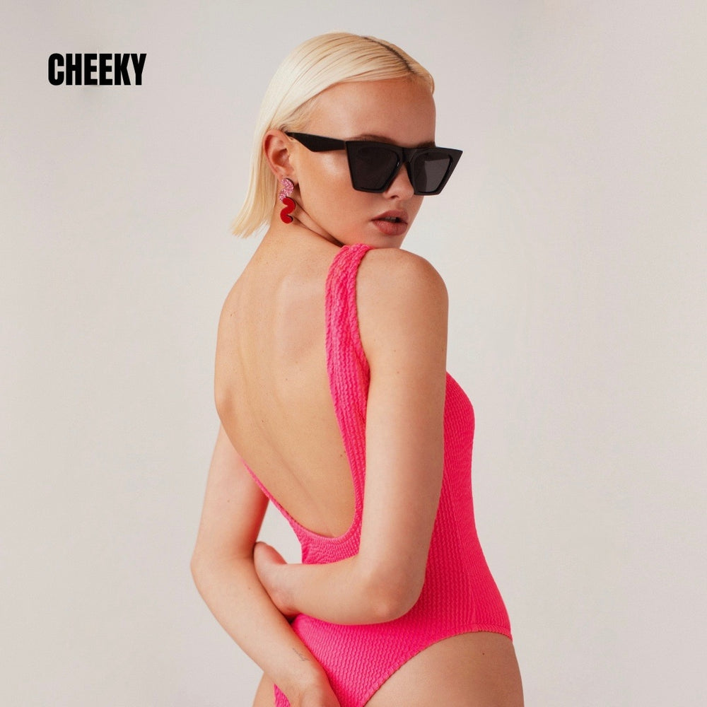 CRINKLE ONE PIECE HOT PINK – Shady Lady Eyewear Ltd. CRINKLE ONE PIECE HOT PINK – Shady Lady Eyewear Ltd.